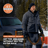 RefrigiWear ChillShield Jacket - Men's Insulated Winter Coat ...