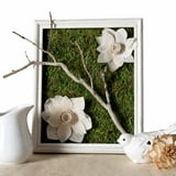 ProFlora 16" x 18" Green Moss Sticky Back Mat, 1 Each Decoration 16in ...