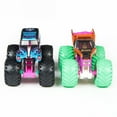 Monster Jam, 2-Pack Neon 1:64 Nitro Monster Trucks, Earth Shaker Vs. Grave Digger - Walmart.com