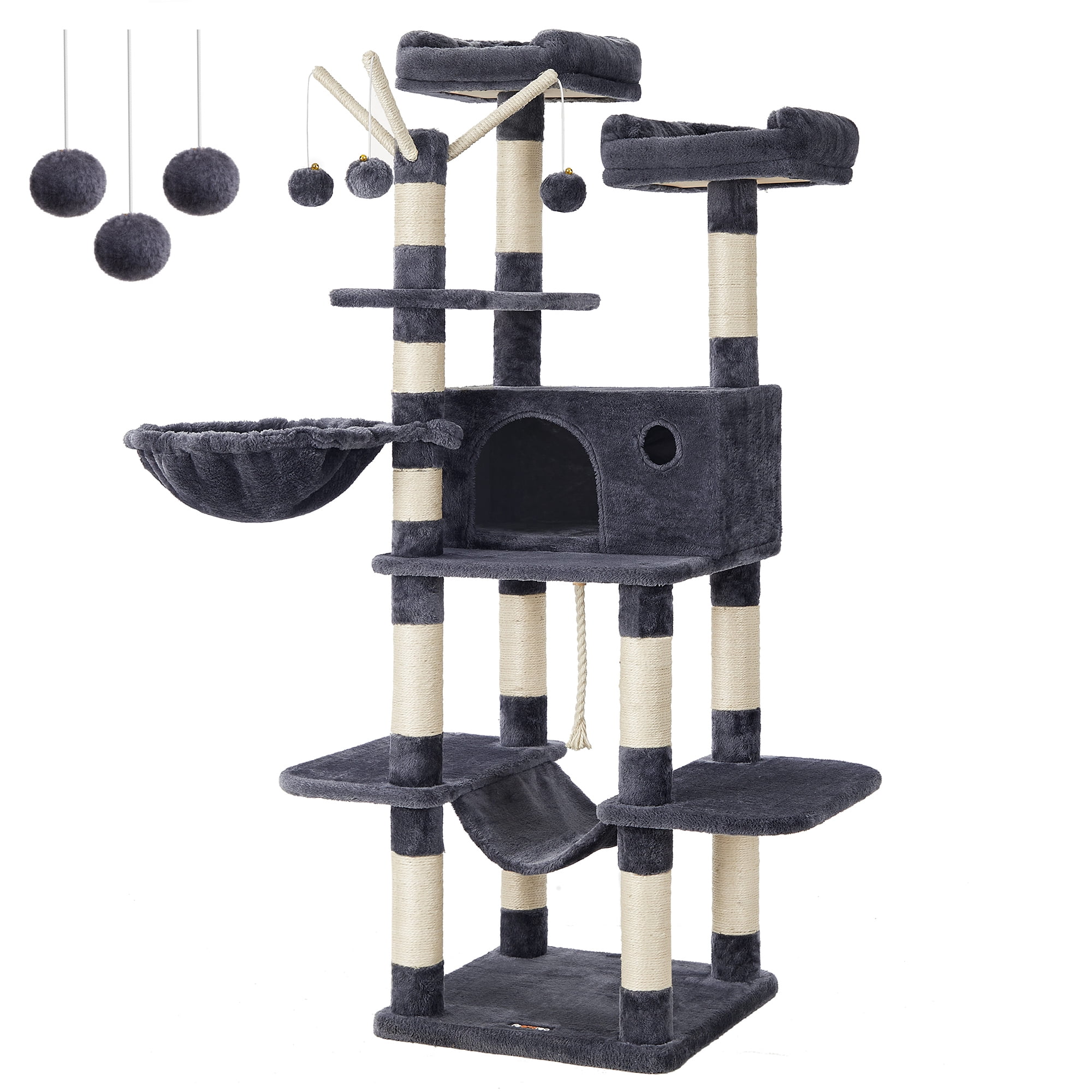 Click here for Feandrea Cat Tree  Large Cat Tower  64.6 Inches Ca... prices