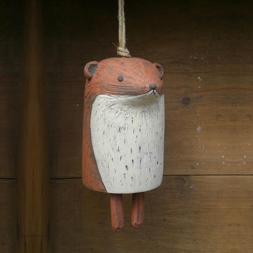 Cartoon Animal Wind Chimes,Handmade Wind Chimes,Rustic Garden Hanging ...