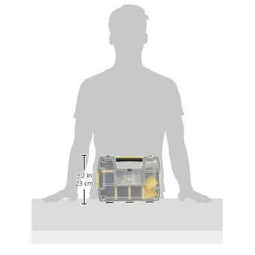 STANLEY Adjustable Compartment Box, Plastic, Black STST14027 - Walmart.com