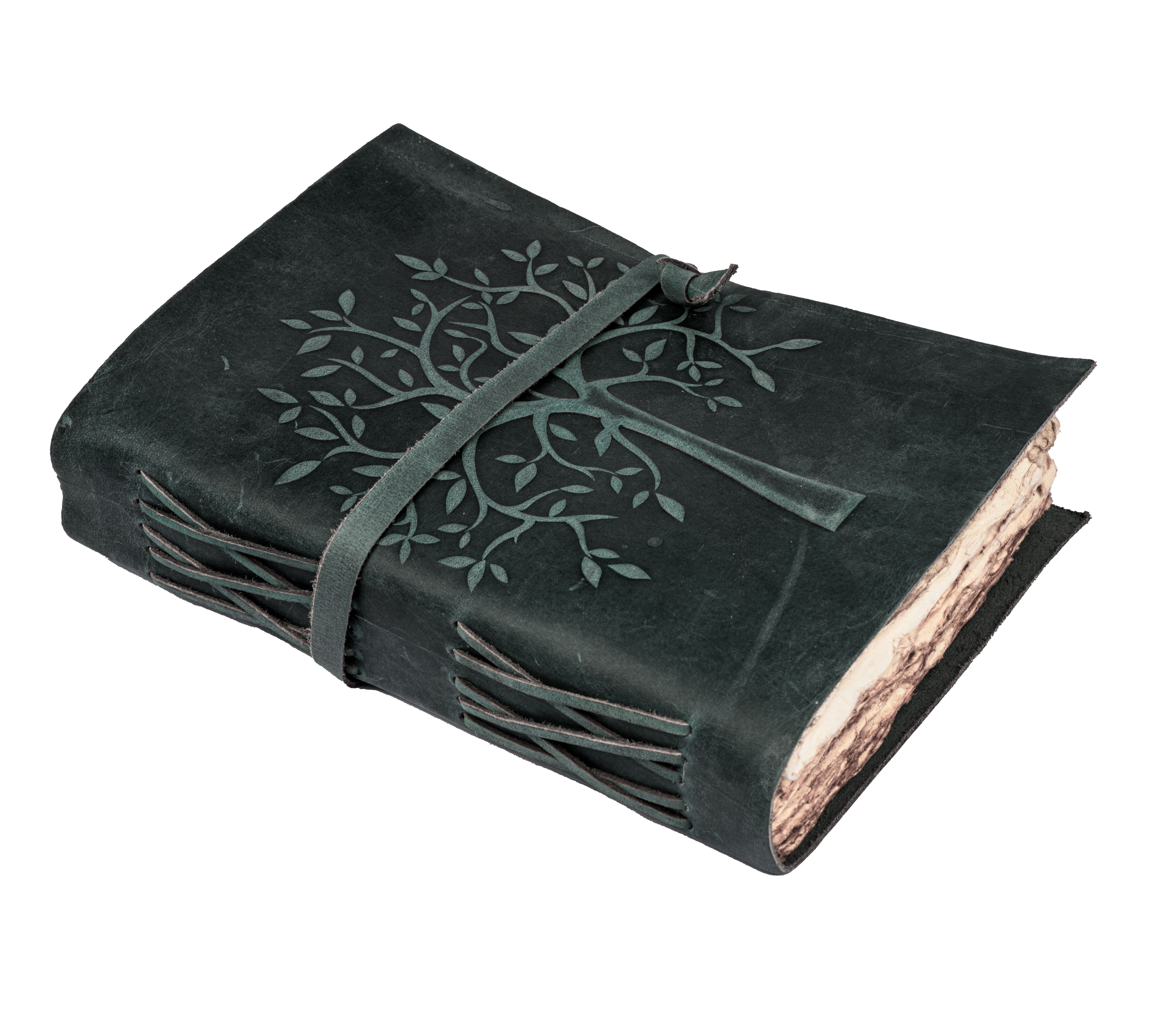 Leather Village Handmade Vintage Bound Tree of Life Journal with Paper ...