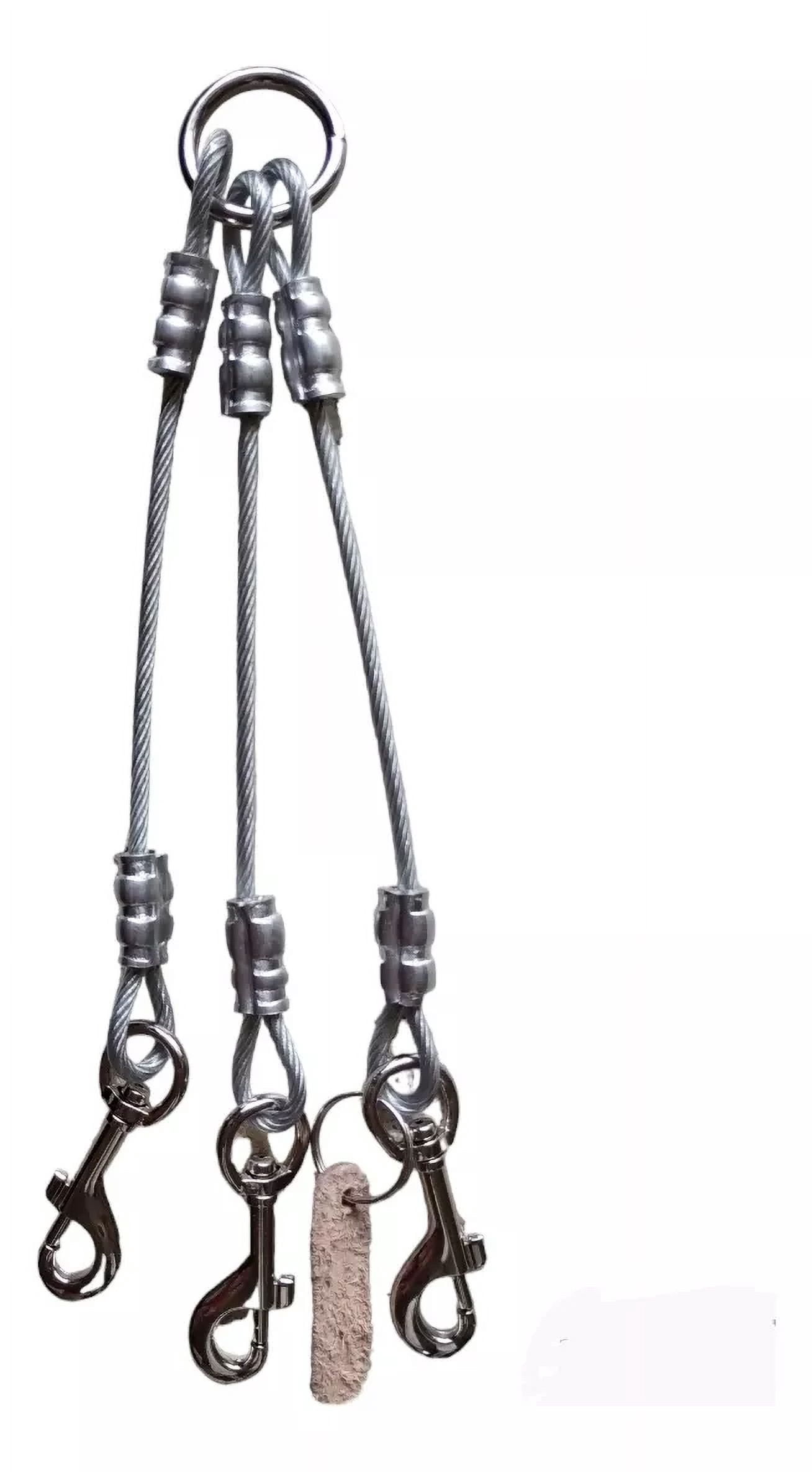 Conector D Cable Acerado Para Tres Perros Medianos Silverado | Bodega ...