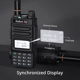 Radioddity MU-5 Handheld MURS Radio, License Free, Rechargeable ...
