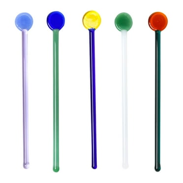10Pcs Party Drink Stir Sticks, Multi Color Acrylic Cocktail Drink ...