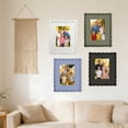 8x10 Inch Wooden Curved Photo Frame With Real Glass For 5x7 Pictures ...