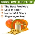 StrellaLab Pumpkin for Dogs, 8.1oz High Fiber Powder Supplement ...