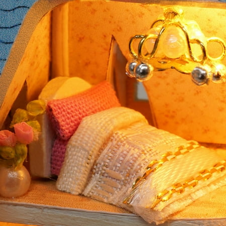 Rotate Music Box Cute Room DIY Dollhouse DIY Wood House Rotate Music ...