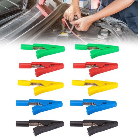 Spptty Electric Test Clamp,Safety Test Clamp,Electrical Wire Test Clips ...