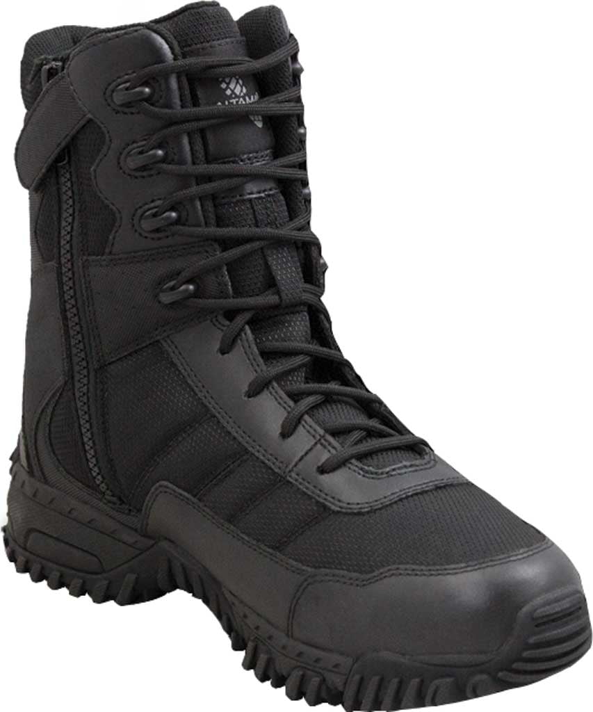 Men's Altama Footwear Vengeance SR 8" Side-Zip Boot Black Full Grain ...