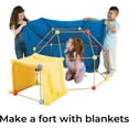 Everest Toys: Crazy Forts! Master Builder - 120 Piece Rod & Ball Fort ...