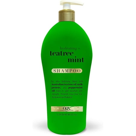 OGX Hydrating + Tea Tree Mint Shampoo, 40 FL OZ | Walmart Canada
