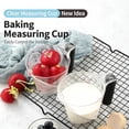 POYOGA 250ML Plastic Transparent Measuring Cup Easy To Read Scale For ...