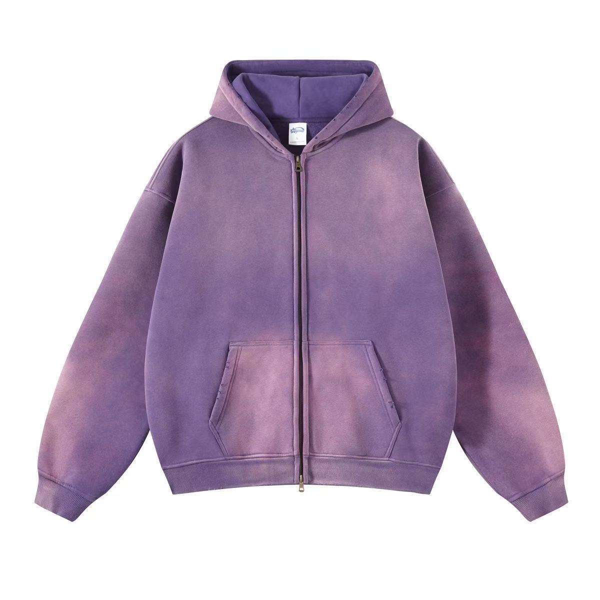 Click here for Unbranded Loose-Fit Fleece-Lined Solid-Color Hoodi... prices