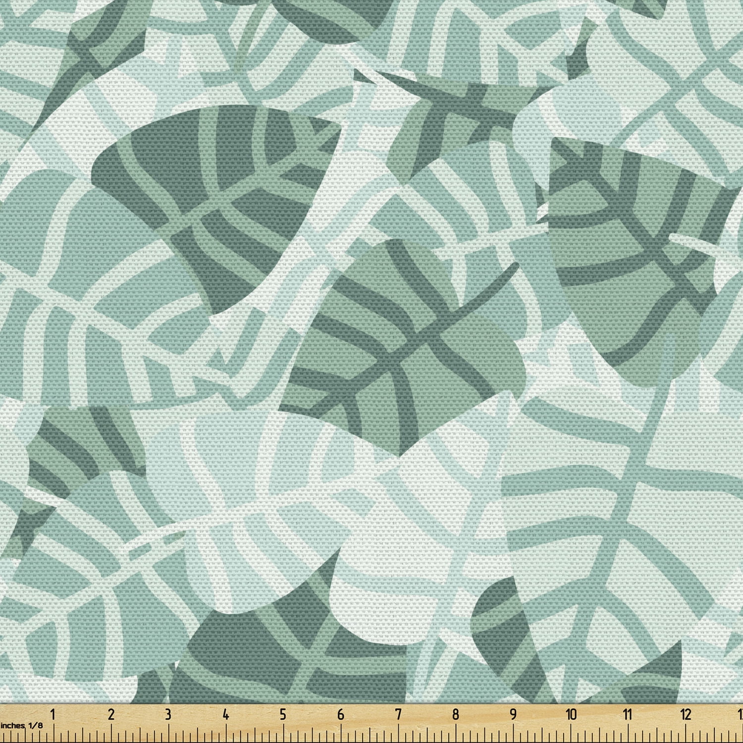 Aloha Fabric by the Yard, Arrangement of Cluttered Hand Drawn Summer ...