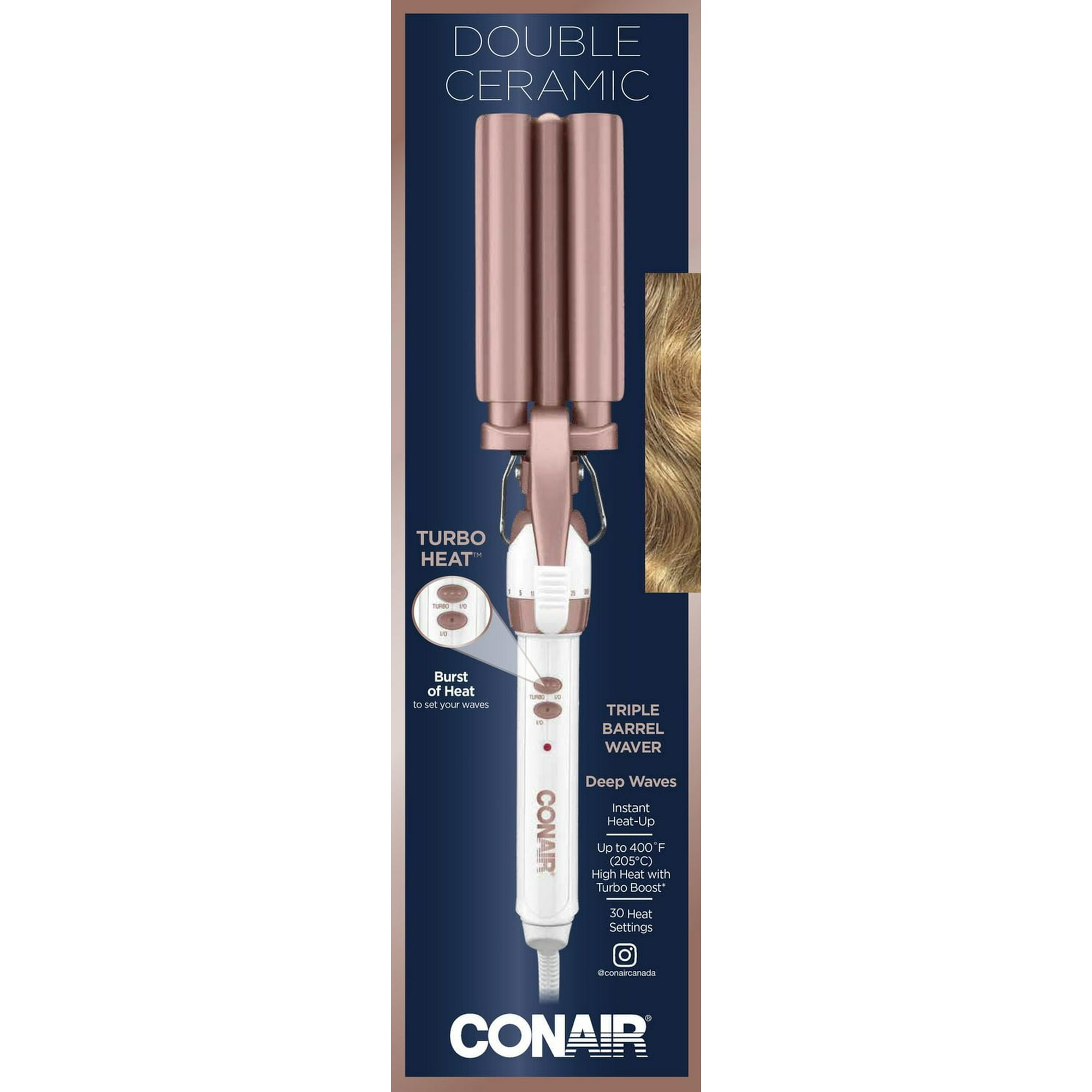 Click here for Conair Double Ceramic Triple Barrel Waver prices