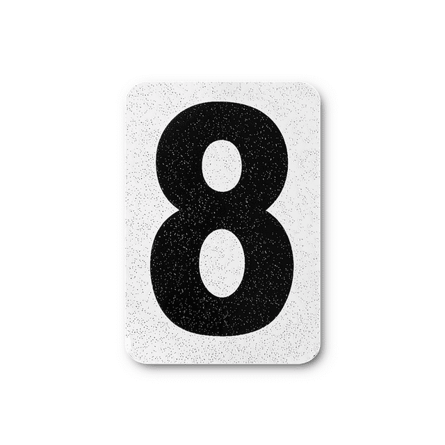 6 Inch Individual Number for Mailbox, House, Office, Apartment, Easy ...