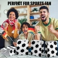 15 Pack Soccer Paper Party Favor Bags Print Present Goodie Bags Sport ...
