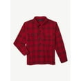 Free Assembly Boy's Flannel Shirt Fashion Jackets, Sizes 4-18 - Walmart.com