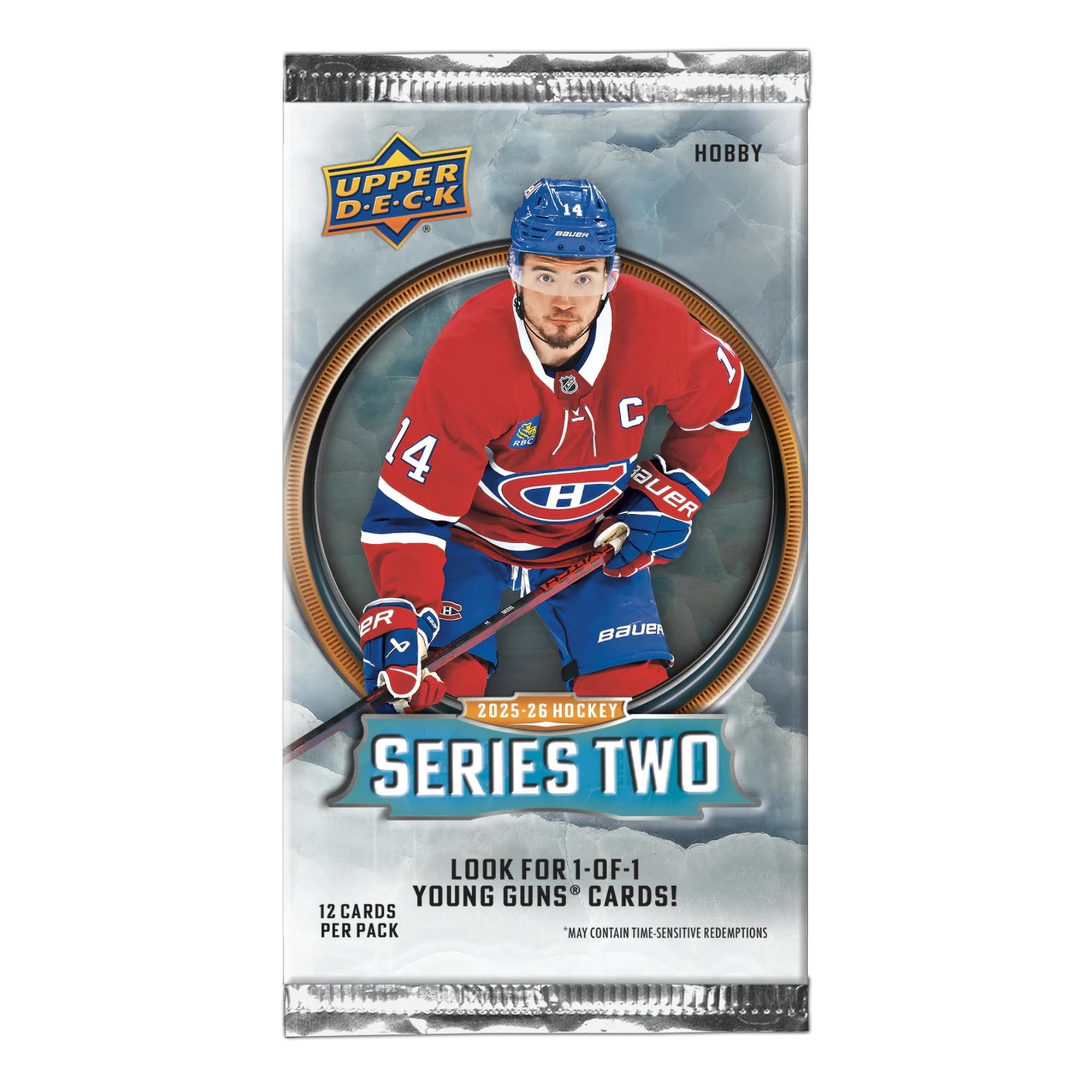 Click here for 2025-26 Upper Deck Series 2 Hockey Hobby Pack - 12... prices