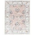RUGKING 4x6 Rug Pink Area Rug for Bedroom Vintage Floor Christmas Rugs ...