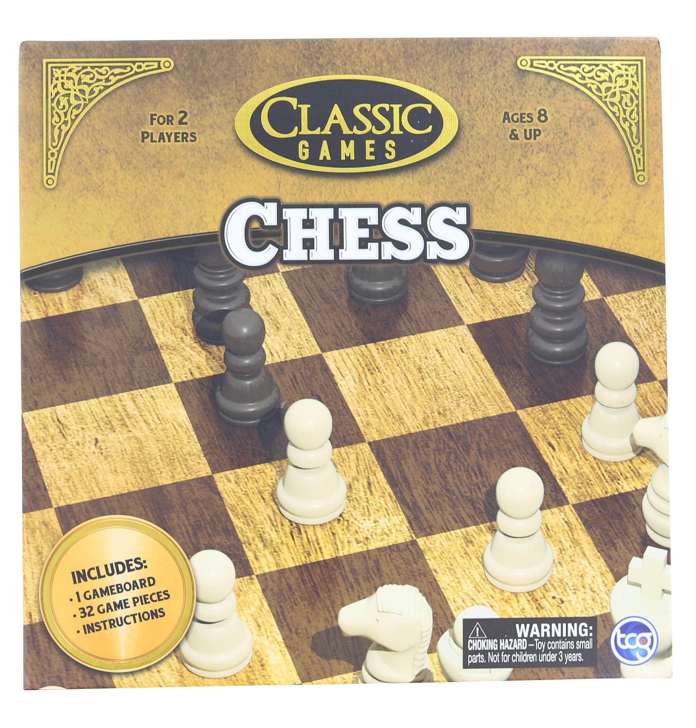 Juego de ajedrez The Canadian Group Classic Games de madera con tablero ...