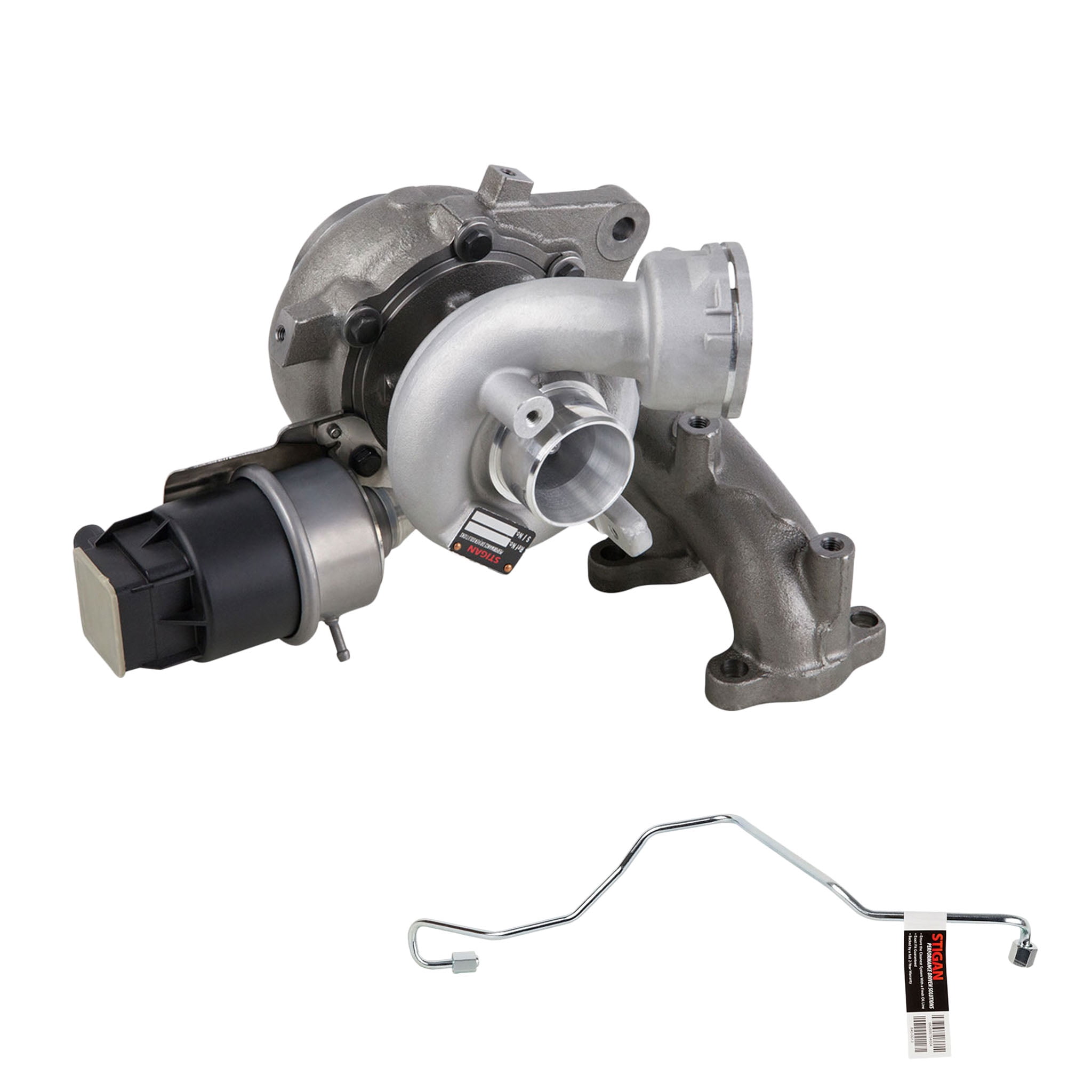 For VW Jetta TDI 2005-06 Mk5 Turbo w/ Turbocharger Actuator & Oil Feed ...