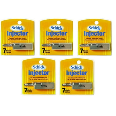 Schick Razor Injector Blades - 7 Ct. Comfortable Shaves (Pack of 2 ...
