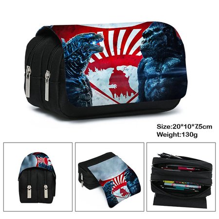 Godzilla vs King Kong pencil case pencil case primary and secondary ...