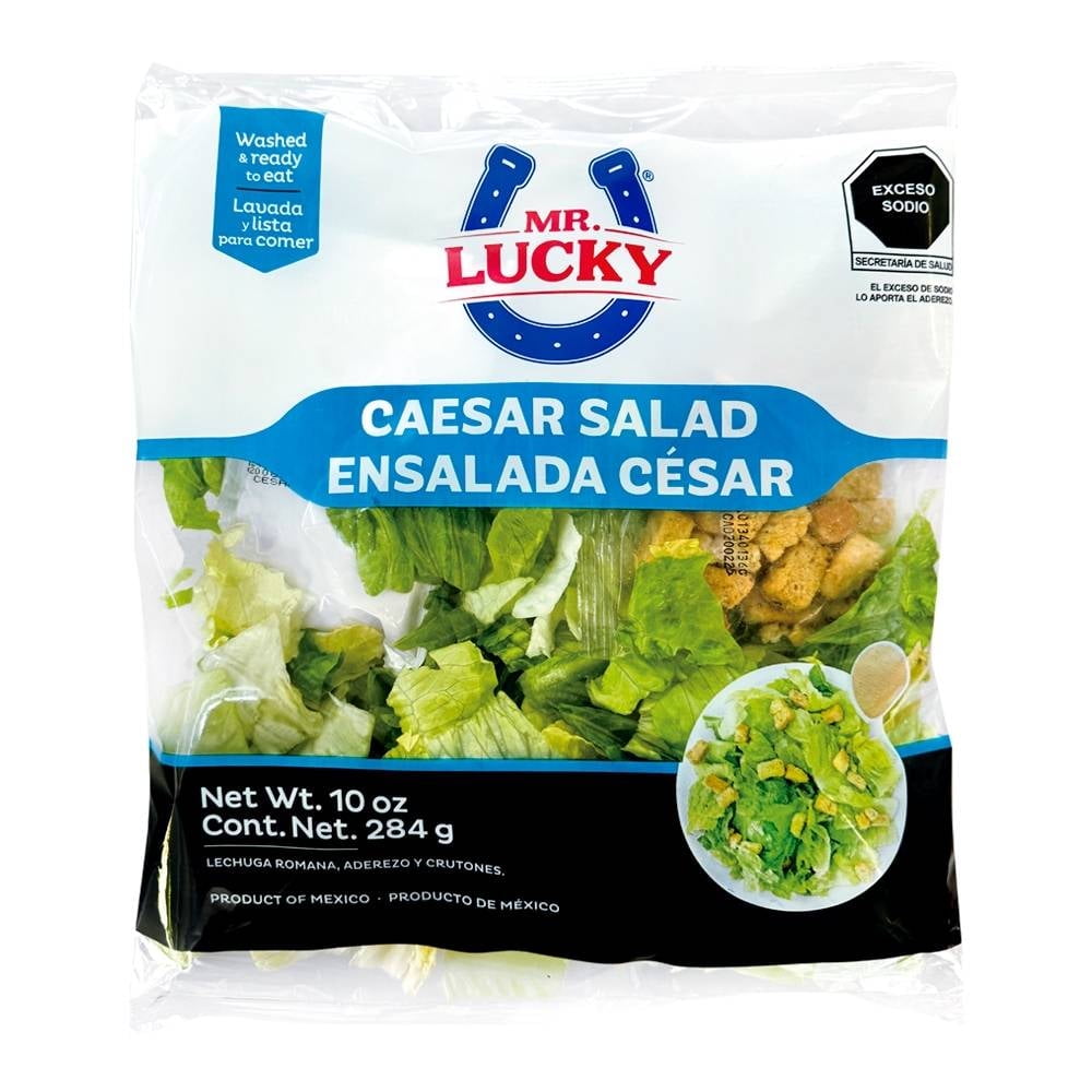 Ensalada César Mr. Lucky 284 g | Walmart en línea