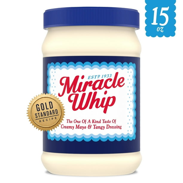 Miracle Whip Original Dressing, 15 fl oz Jar - Walmart.com - Walmart.com