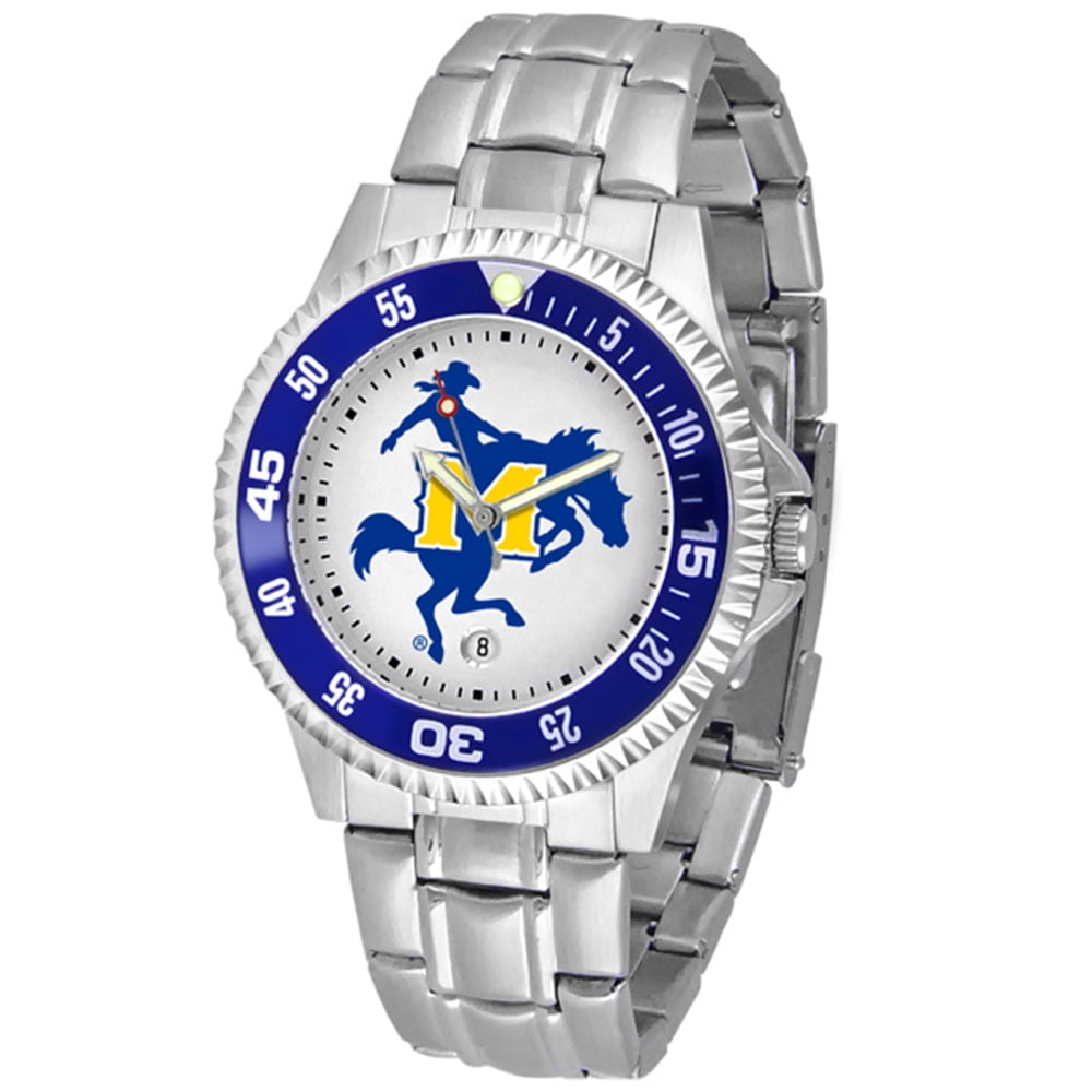 Suntime ST-CO3-MSC-COMPM McNeese State Cowboys-Competitor Steel Watch ...