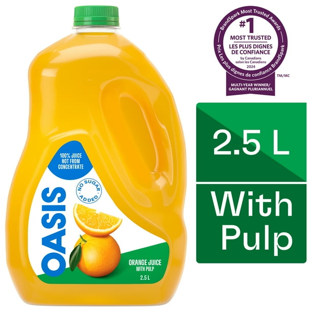 Orange Juice with Pulp, Not from Concentrate - Walmart.ca
