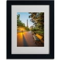 Trademark Fine Art "Crazy Morning Light Paris" Framed Canvas Art by ...