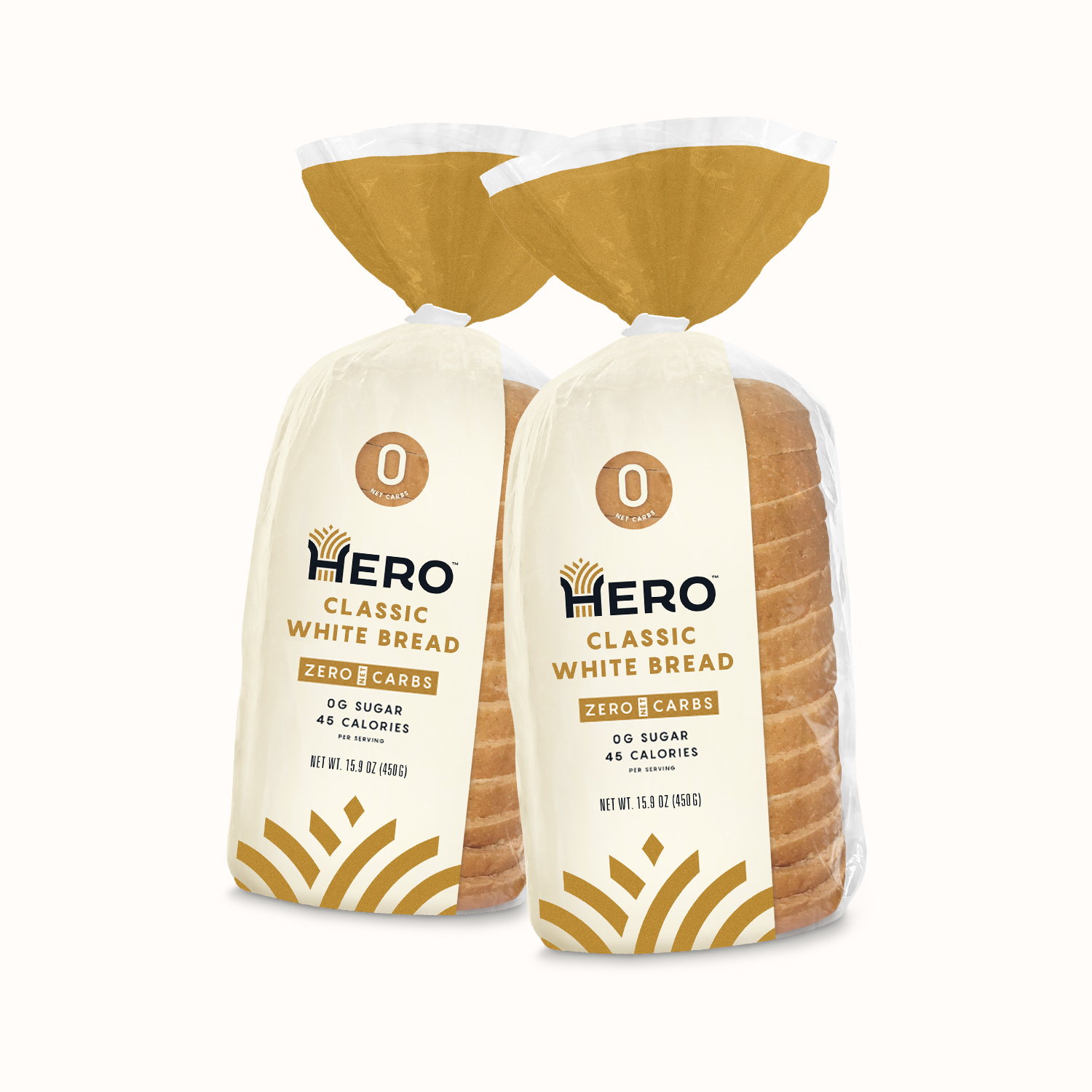 0g Net Carb Hero Classic White Bread Walmart
