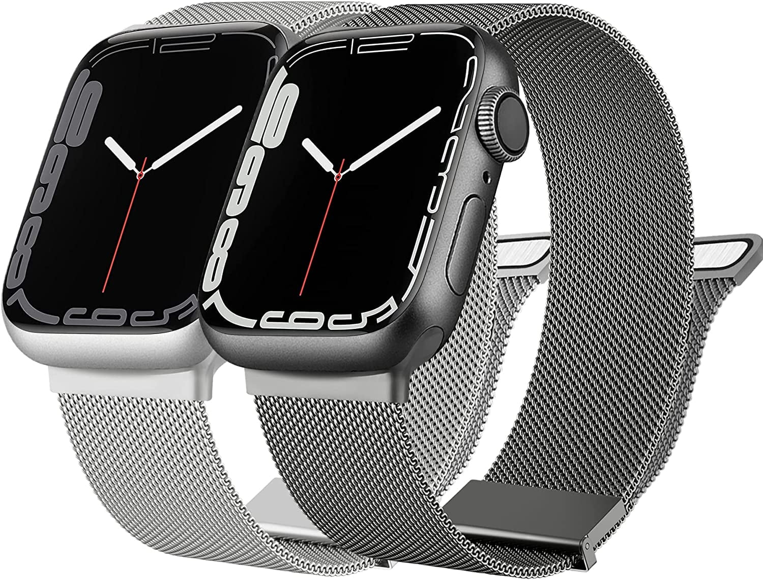 [2 PACK] Metal Stainless Steel Bands Compatible with Apple Watch Bands ...