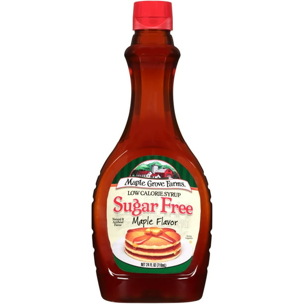 Maple Grove Farms Sugar Free Maple Flavor Low Calorie Syrup, 24 fl oz ...
