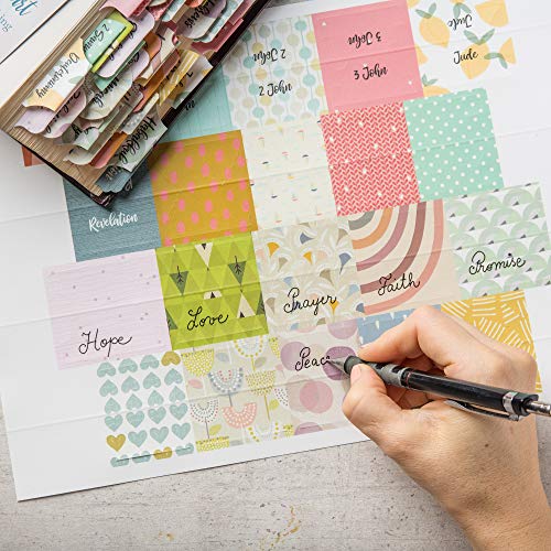 DiverseBee Laminated Bible Tabs (Large Print, Easy to Read ...