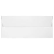 LUXPaper A1 Pointed Flap Envelopes, 3 5/8 x 5 1/8, 28 lb. Bright White ...