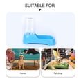 BESTYASH Blue Dog Water Feeder Bowl Smooth Surface Automatic Drinking ...