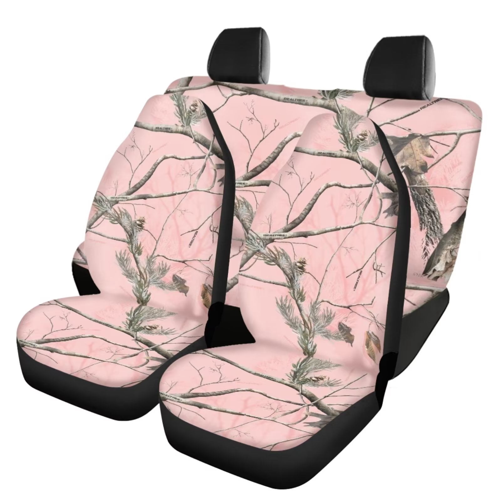 Diaonm Car Seat Covers Full SetCame Hunting Forest Trunk Interior Auto ...