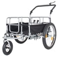 3-in-1 Heavy-Duty Bike Cargo Trailer - Upgraded 20"x2.6" Wide Fat Tires ...