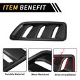 Unique Bargains 1 Pair Car Front Hood Air Outlet Vent Cover Trim for ...