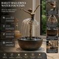 BALLERINA WATERFALL BLUETOOTH SPEAKER FOUNTAIN Office Stress Relief ...