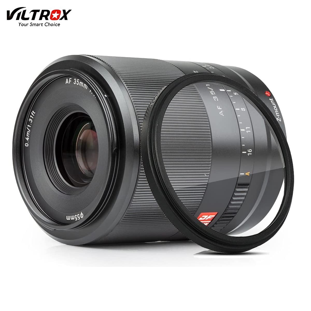 VILTROX 35mm f/1.8 F1.8 STM Auto Focus Full Frame Lens for Nikon Z-Mount Camera Z5 Z50 Z6 Z6 II ...