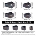8 Sizes Rhombus Carbon Steel Hole Puncher Leather Steel Rule Die with ...