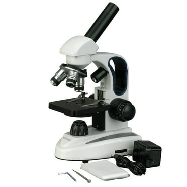 AmScope 1500X Professional Binocular Compound Microscope w Kohler Illumination New - Walmart.com