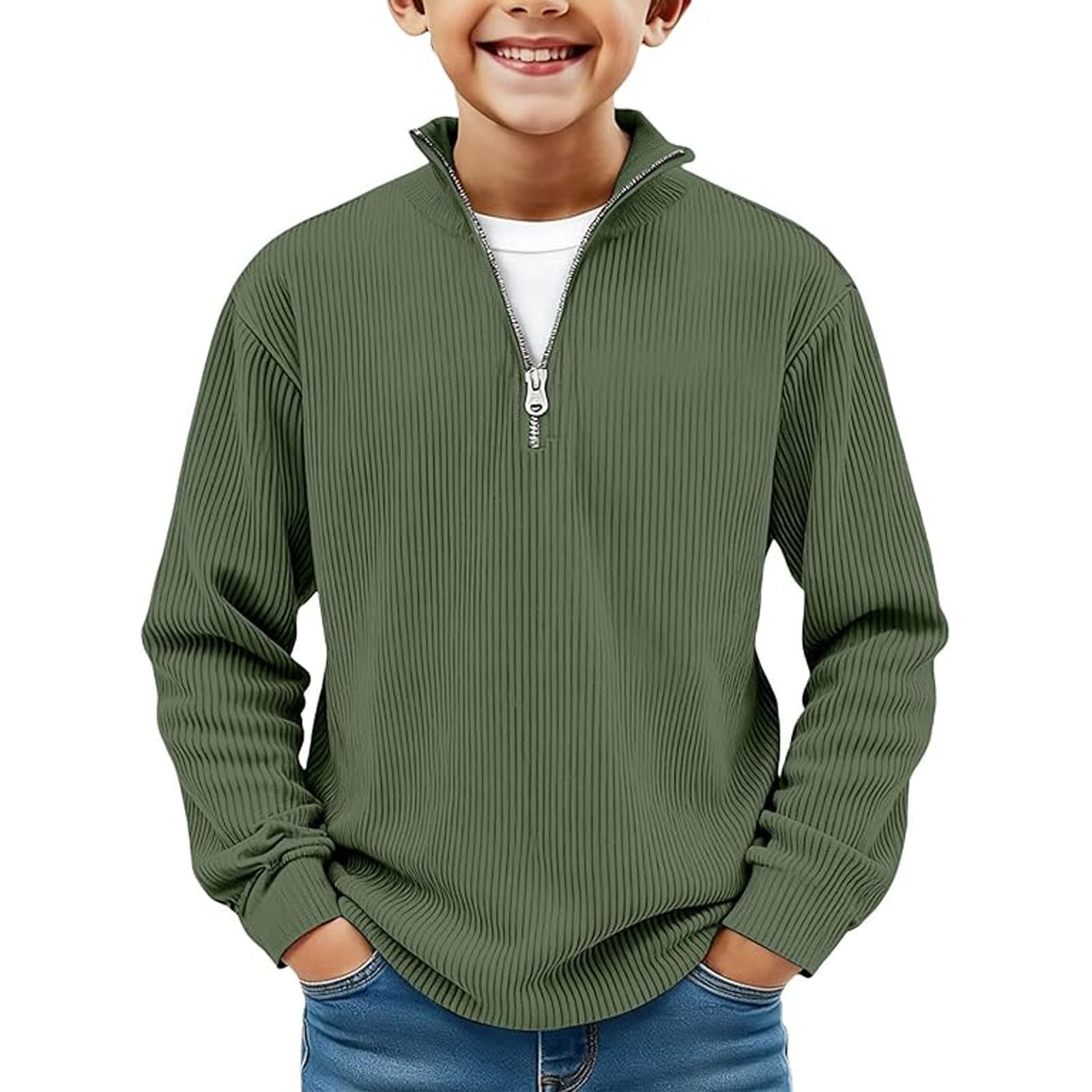 Click here for Jtieacloth Boys Long Sleeve Corduroy Shirts Quarte... prices