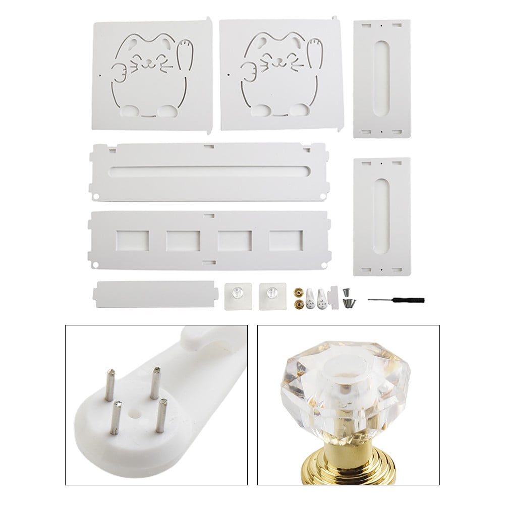 ALSLIAO Wireless Router Rack Living Room Wall-Mounted Wifi Storage Box ...